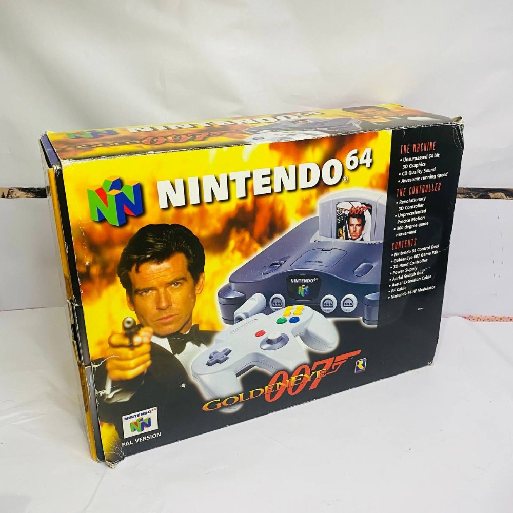 Pre-owned Nintendo 64 N64 Console Limited Edition Goldeneye 007 Boxed ...